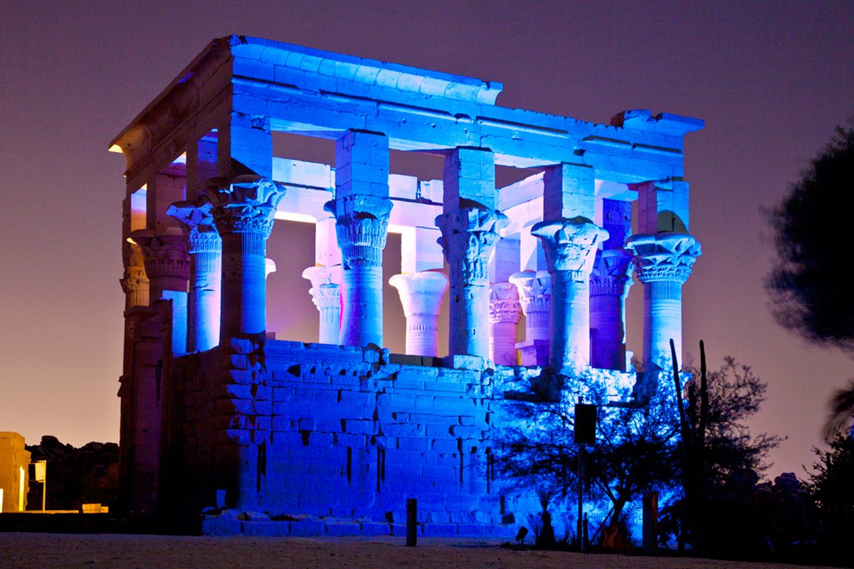 Sound And Light Show At Philae Temple